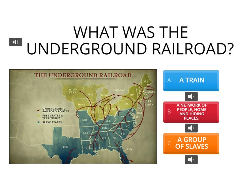 THE UNDERGROUND RAILROAD - Quiz