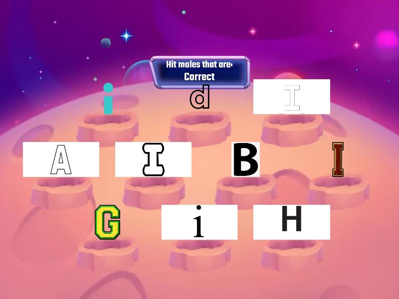 Letter Ii - Whack-a-mole