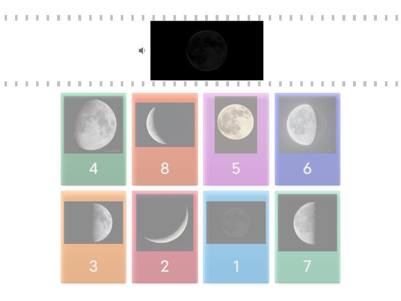 Matching Phases of Moon - Find the match