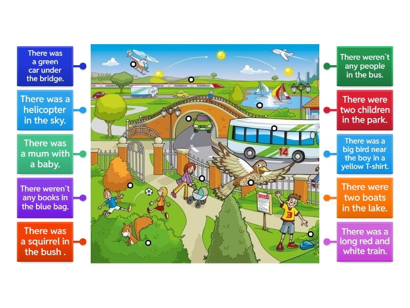 EF Elem Unit 8C There was, there were - label - Labelled diagram