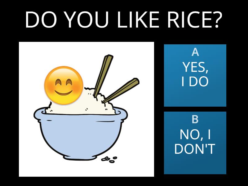 Do you Like..? Yes, I do / No, I don't - Cuestionario