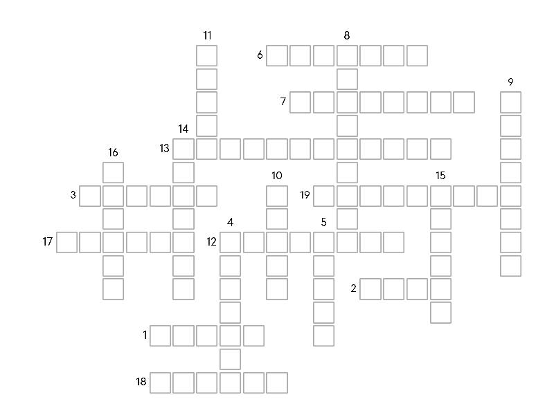 West African Trade Kingdoms - Crossword