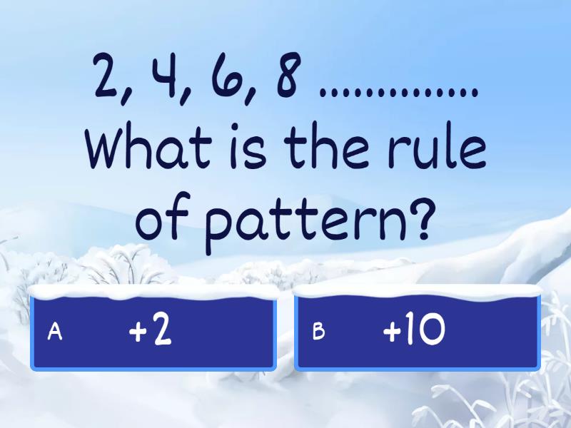 Number Patterns - Quiz