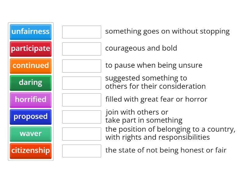 Elizabeth Leads the Way - Match up