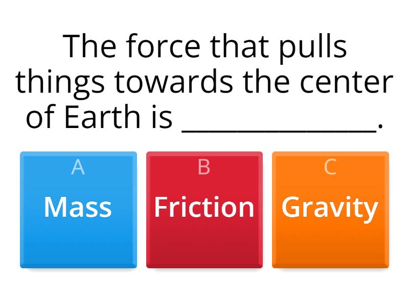 Forces - Quiz