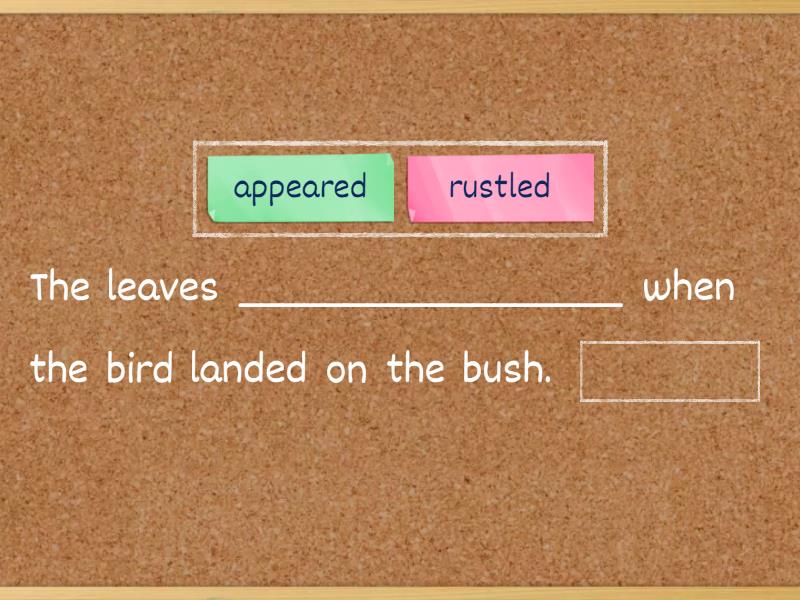 Wonders Unit 6 Lesson 1 - Complete the sentence