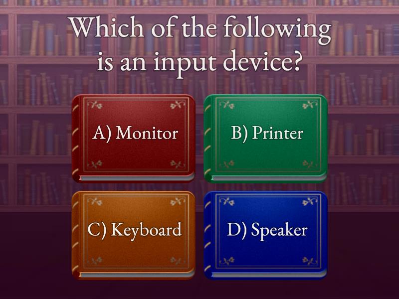 Input devices - Quiz