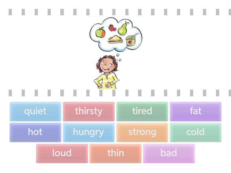 KB3 U6 adjectives match 2 - Find the match