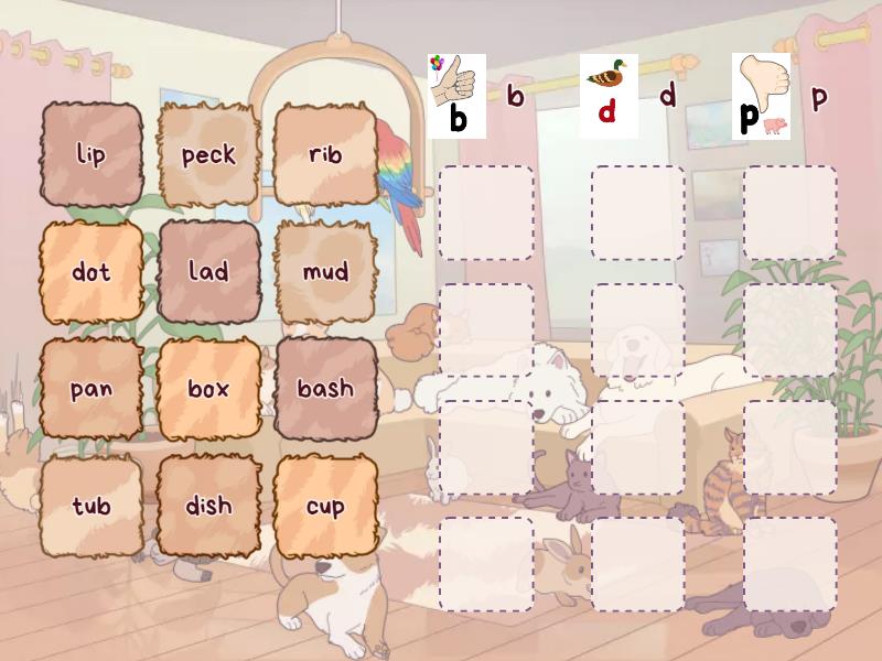 Sorting b-d-p - Group sort