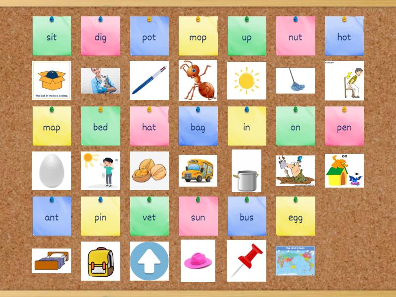 Short vowels ET1 - Unscramble