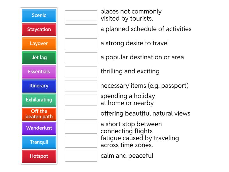 holidays vocabulary - Match up