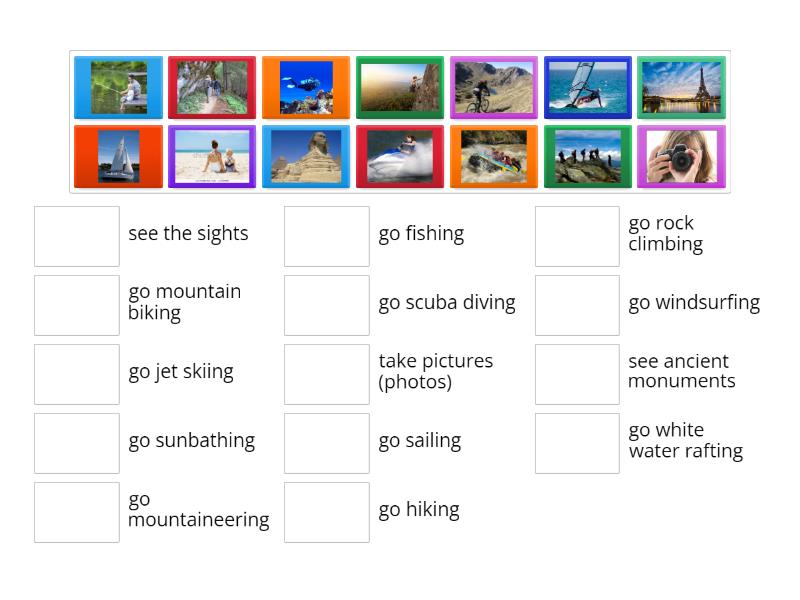 Spotlight 5 Unit 10 Travel & Leisure - Match up