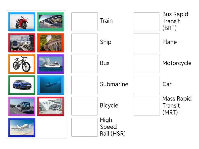 Transportation - Match up