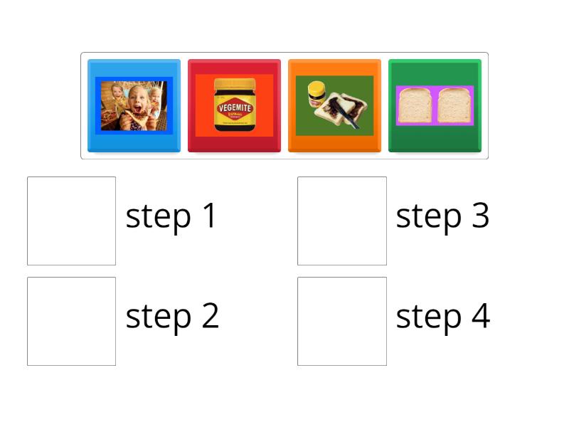 algorithms: making a vegemite sandwich - Match up