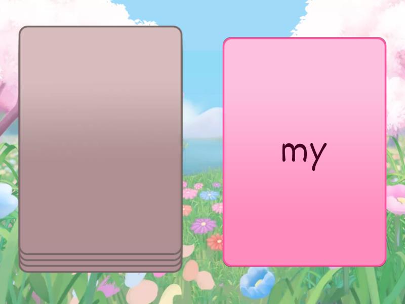 Sight words Oxford Phonics 1 - Speaking cards