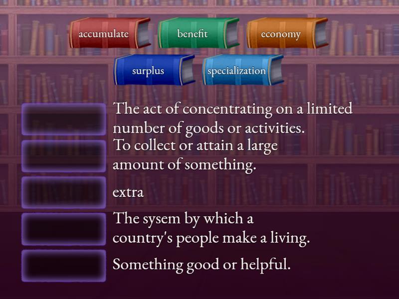 6A - Geography 3.4: New Ways of Life Vocabulary Game - Permainan Pencocokan