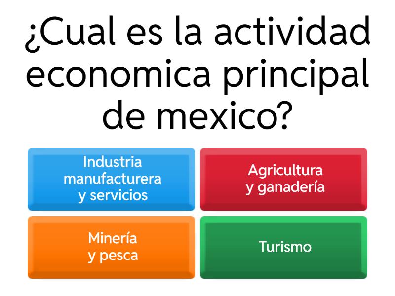Division de Actividad Economica de Mexico - Quiz
