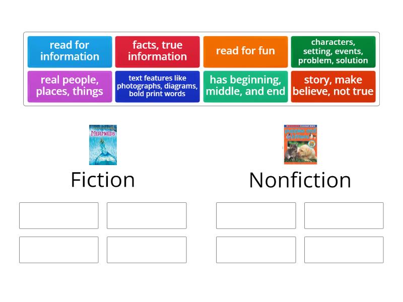 Fiction and Nonfiction - Group sort