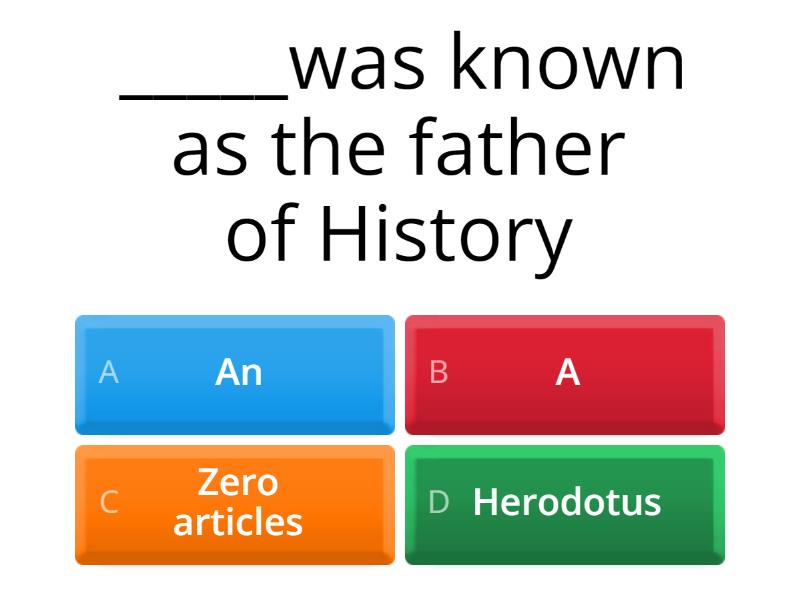 Study of the Past - Quiz