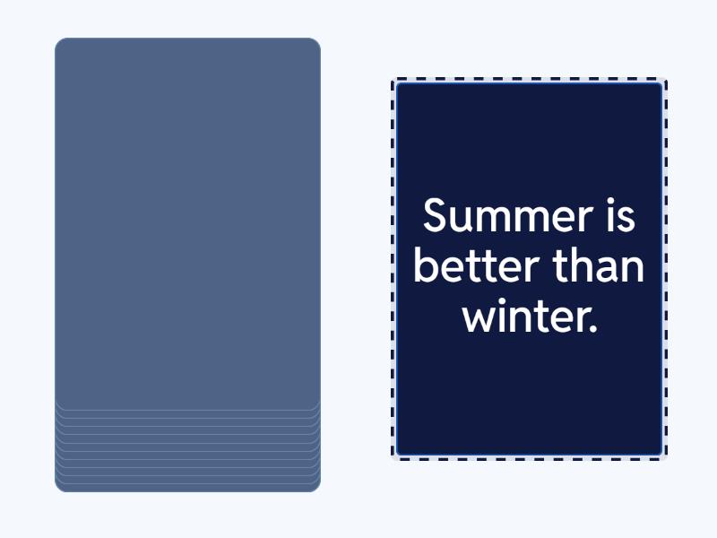 Agree or Disagree Statements - Speaking cards