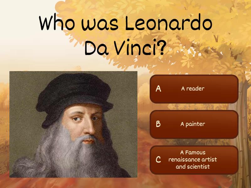 Leonardo Da Vinci - Questionário