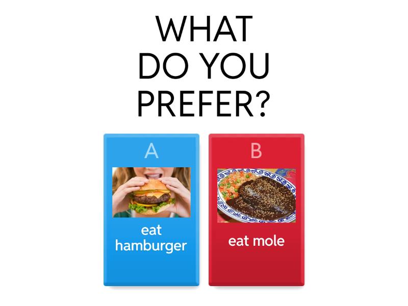 WHAT DO YOU PREFER? - Quiz