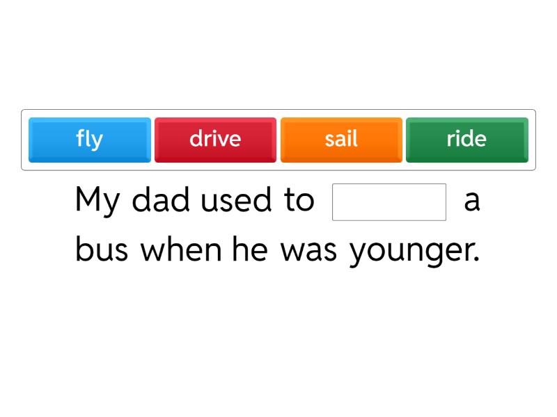 Roadmap A2 Unit 8C (Travel Verbs) - Complete the sentence