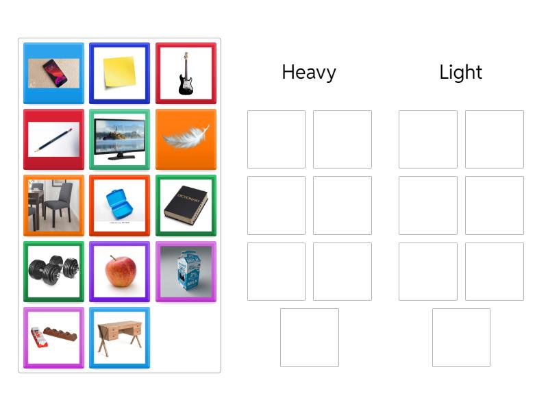 Heavy vs Light - Group sort